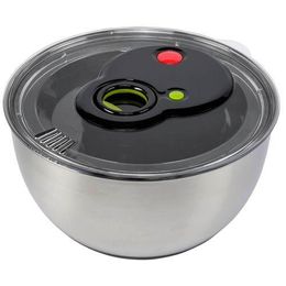 Emsa Salatschleuder 4,5l 513441 Turboline edelstahl/schwarz