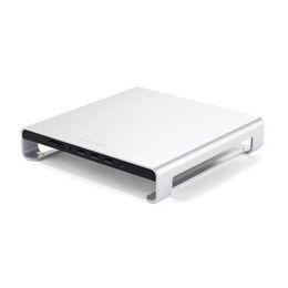 Satechi Aluminum Monitor Stand Hub for iMac silver