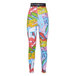 Philipp Plein Leggings Bombing Graffiti