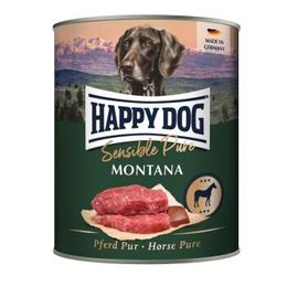 Happy Dog Sensible Pure Nassfutter Hund Adult 6x800 g Pferd