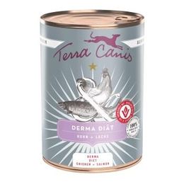 Terra Canis Nassfutter Hund Derma Di&auml;t Huhn und Lachs 6x400 g