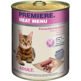 Premiere Meat Menu Adult Fleischkomposition 12x800 g