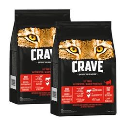 Crave mit Rind und Huhn 2x7 kg