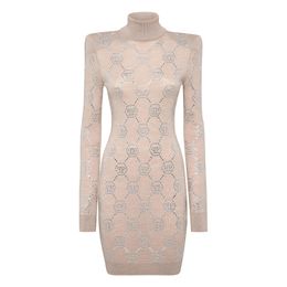 Philipp Plein Strickkleid Monogram