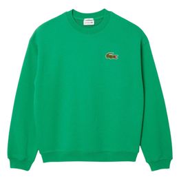 Lacoste - "Accent" Sweatshirt f&uuml;r Herren/Damen Unisex Fleece lose Passform (Gr&uuml;n)