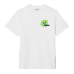 Lacoste - T-Shirt Floral f&uuml;r Damen (Wei&szlig;)