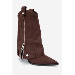 Lola Rei&szlig;verschluss Spitzer Zehenbereich Absatz Stiefel