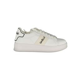 Gaelle Paris Wei&szlig;e Polyurethan Herren Sneaker