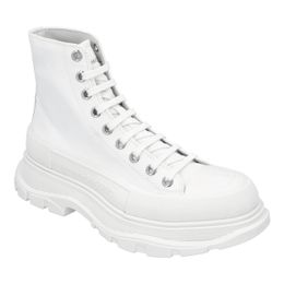Alexander McQueen Tread Slick Boot in Wei&szlig;
