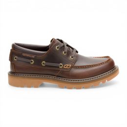 CAT (Caterpillar) Herren-Lederstiefel, hellbraun, niedrig geschnitten - Colorado Boat Lo