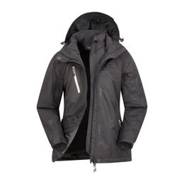 Mountain Warehouse Damen/Damen Bracken Melange 3 in 1 Jacke (Schwarz)