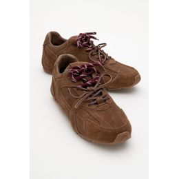 Selena Leder Turnschuhe Damen