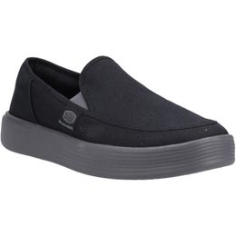 HEYDUDE Sunapee Canvas 100% Baumwolle Herren Schwarz/Kohle Loafers