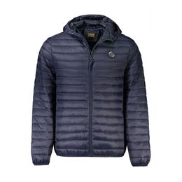 Cavalli Class Blaue Polyamid Shell-Jacke