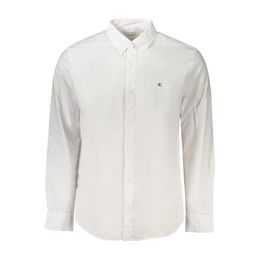 Calvin Klein Bianco Baumwollhemd f&uuml;r M&auml;nner