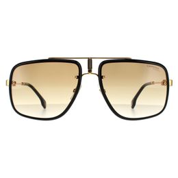 Carrera Aviator Unisex Gold Schwarz Braun Farbverlauf
