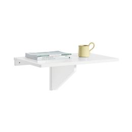sobuy Wandklapptisch, Wei&szlig;, Holzwerkstoff, 60x6x40 cm, Esszimmer, Tische