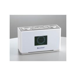 Soundmaster Digitalradio (DAB+) "Radiowecker", wei&szlig;, Radios