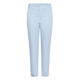 Stoffhose Kaffe "Freizeithose KAlea", Damen, Gr. 42, N-Gr, blau (nantucket breeze), Obermaterial: 38% Polyester PES. 30% Baumwolle CO. 30% Viskose CV. 2% Elasthan EL., Hosen Stoffhose