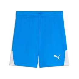 Trainingsshorts Puma "TEAMLIGA26 SHORTS JR", Kinder, Gr. 128, N-Gr, electro royal, Puma wei&szlig;, Puma wei&szlig;, Interlock, Obermaterial: 100% Polyester, unifarben, regular fit kniefrei, Hosen, mit DryCELL Technologie, atmungsaktiv, Regular Fit, f&uuml;r Jugendliche