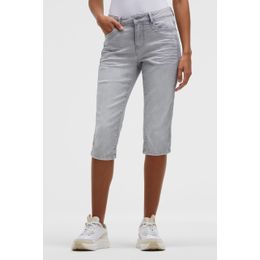 Comfort-fit-Jeans SOCCX, Damen, Gr. 32, Kurz, light grau printed jogg, Sweatware, Material: 68% Baumwolle, 16% Polyester, 14% Lyocell, 2% Elasthan, bedruckt, slim fit, Jeans, mit normaler Leibh&ouml;he