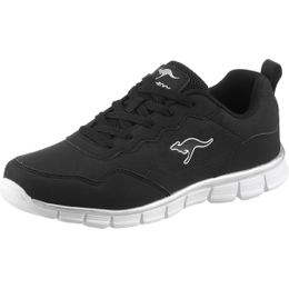 Kangaroos Damen Sneaker mit flexibler Laufsohle schwarz, Gr&ouml;&szlig;e 37