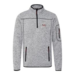 Outdoorjacke FQ1924 "Troyer FQBirk", Herren, Gr. M, grau (pewter mix), Obermaterial: 100% Polyester PES., Pullover Outdoorjacke