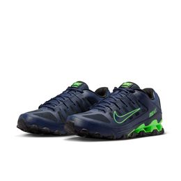 Trainingsschuh Nike "REAX 8 TR MESH", Herren, Gr. 42, blau (obsidian, gr&uuml;n strike, schwarz), Leder, Synthetik, Schuhe