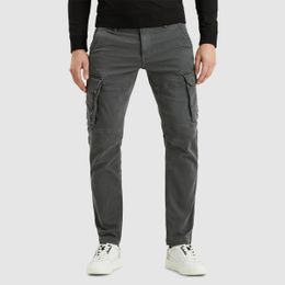 PME-Legend Cargohose PME LEGEND, Herren, Gr. 33, L&auml;nge 34, grau (forged iron), Sweatware, Obermaterial: 84% Baumwolle, 15% Polyester, 1% Elasthan, unifarben, schmal kn&ouml;chellang, Hosen Cargohose, mit Taschen