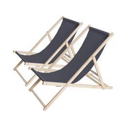 Habitat Garten Sonnenliege, Grau, Metall, 56x81x107 cm, Gartenm&ouml;bel, Gartenliegen
