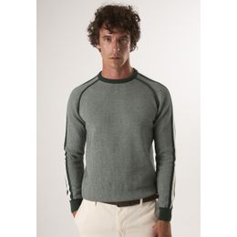 Pullover Basic-Pullover Mit Rundhalsausschnitt