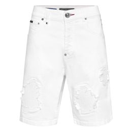 Philipp Plein Denim Shorts Formentera Distressed