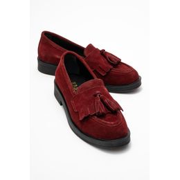 Milly Leder Quaste Loafer