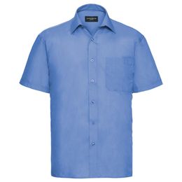 Russel Athletic Russell Collection - "Classic" Hemd f&uuml;r Herren kurz&auml;rmlig (Business-Blau)