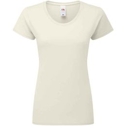 Fruit of the Loom Fruit Of The Damen T-Shirt, enganliegend (Nat&uuml;rlich)