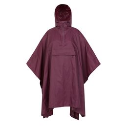 Mountain Warehouse - "Pakka" Poncho f&uuml;r Damen (Dunkel-Lila)