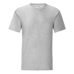 Fruit of the Loom - "Iconic 150" T-Shirt f&uuml;r Herren (Grau meliert)