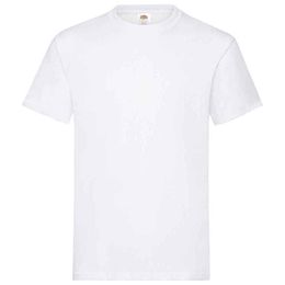 Fruit of the Loom - T-Shirt f&uuml;r Herren/Damen Unisex (Wei&szlig;)