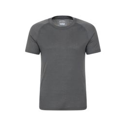 Mountain Warehouse - "Talus" Thermo-Top Rundhalsausschnitt f&uuml;r Herren kurz&auml;rmlig (Holzkohle)