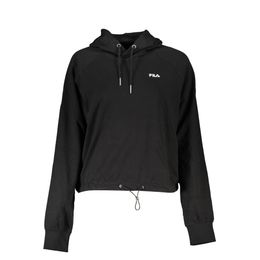 Fila Cropped Hoodie Schwarz