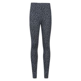 Mountain Warehouse Damen Talus Leopardenmuster Thermo-Leggings (Grau)
