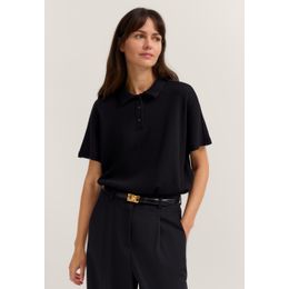 Bugatti Damen T-Shirt aus strukturierter Baumwollmischung
