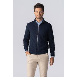 Pullover-Cardigan mit Rei&szlig;verschluss &ndash; Marineblau