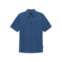 Bugatti Herren Poloshirt mit kurzem Rei&szlig;verschluss
