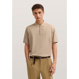 Bugatti Herren Poloshirt mit kurzem Rei&szlig;verschluss