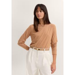 Bugatti Damen T-Shirt aus Modal mit Rundhals
