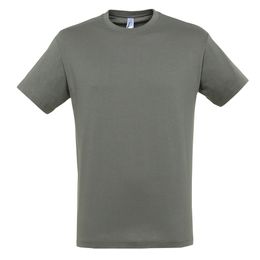 SOLS Herren Regent T-Shirt mit kurzen &Auml;rmeln (Zink)