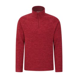 Mountain Warehouse Herren Snowdon II Fleece-Oberteil (dunkelrot)