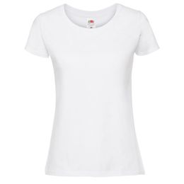 Fruit of the Loom Damen/Damen Ringspun Premium T-Shirt (Snow)