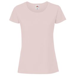 Fruit of the Loom Damen/Damen Ringspun Premium T-Shirt (Powder Rose)